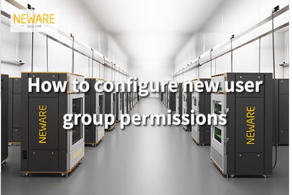 How to configure new user group permissions